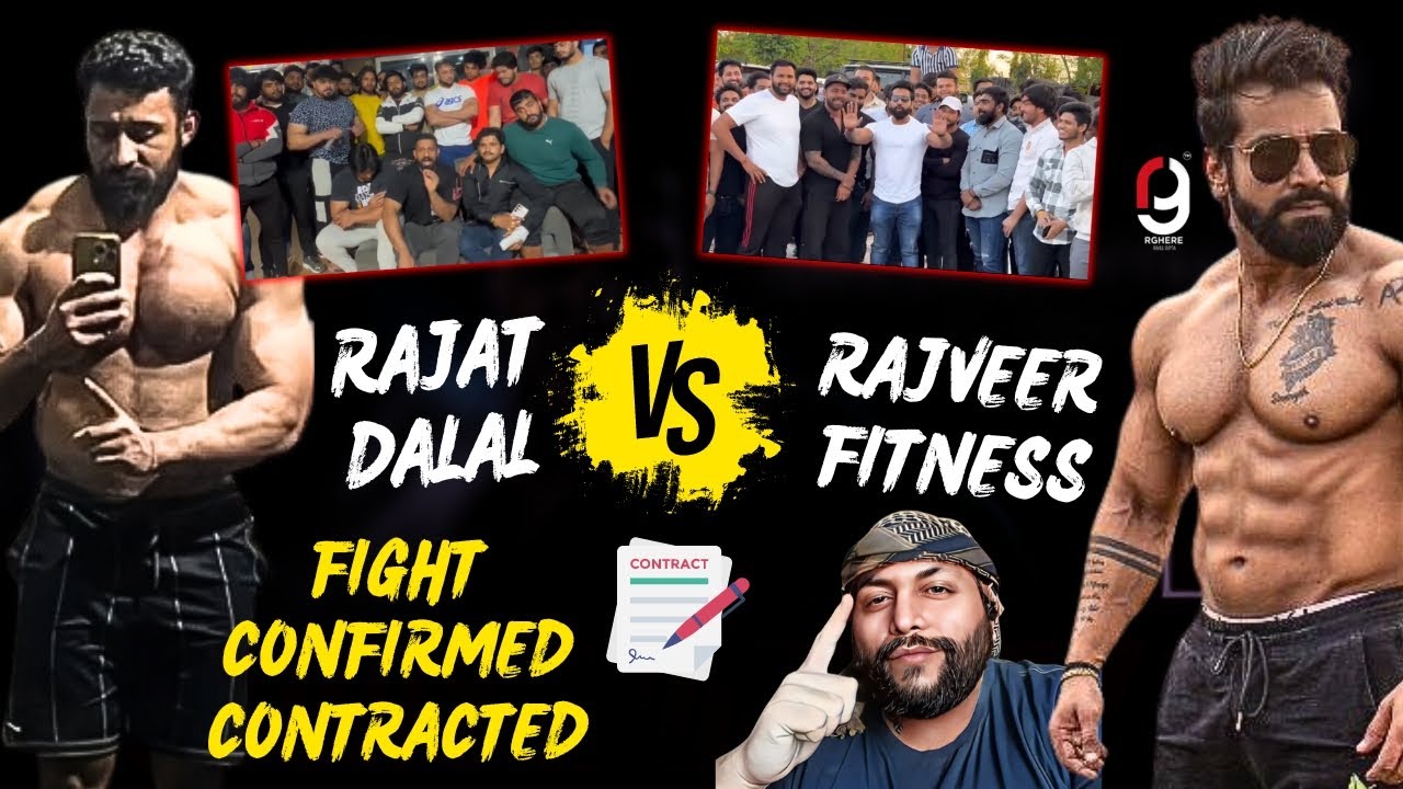 RAJAT DALAL VS RAJVEER FIGHT CONFIRMED | RAJVEER FITNESS VS RAJAT DALAL ...