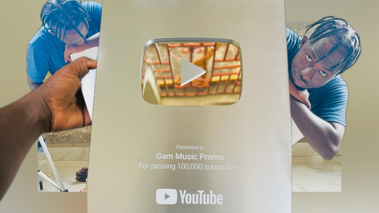 Unboxing the 100,000 Silver Play Button from YouTube - YouTube