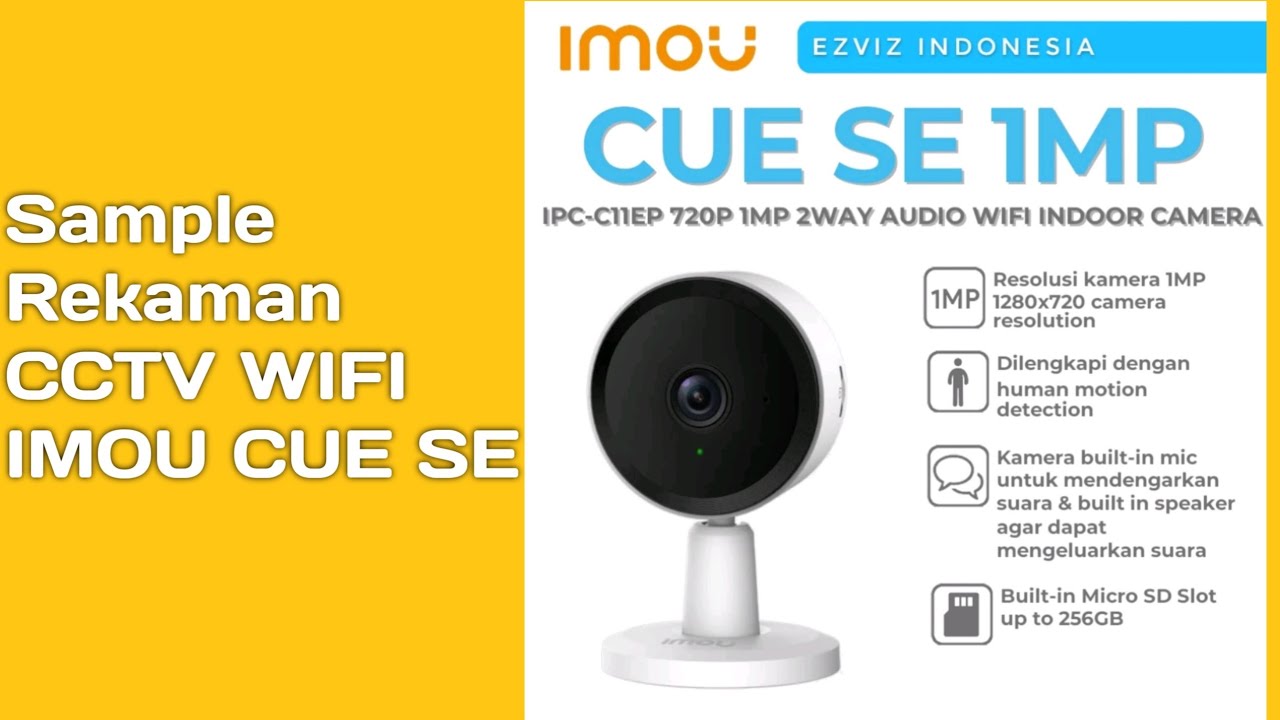 HASIL REKAMAN CCTV IMOU CUE SE 1MP 720P | SIANG-MALAM-INFRARED - YouTube