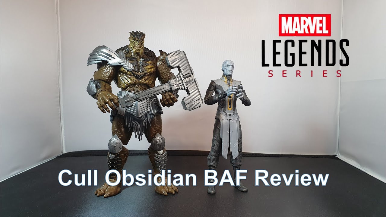 Marvel Legends Cull Obsidian BAF Figure Review - YouTube