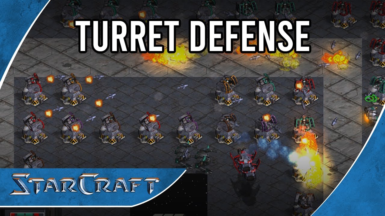 Turret Defense for StarCraft | Custom Coverage - YouTube