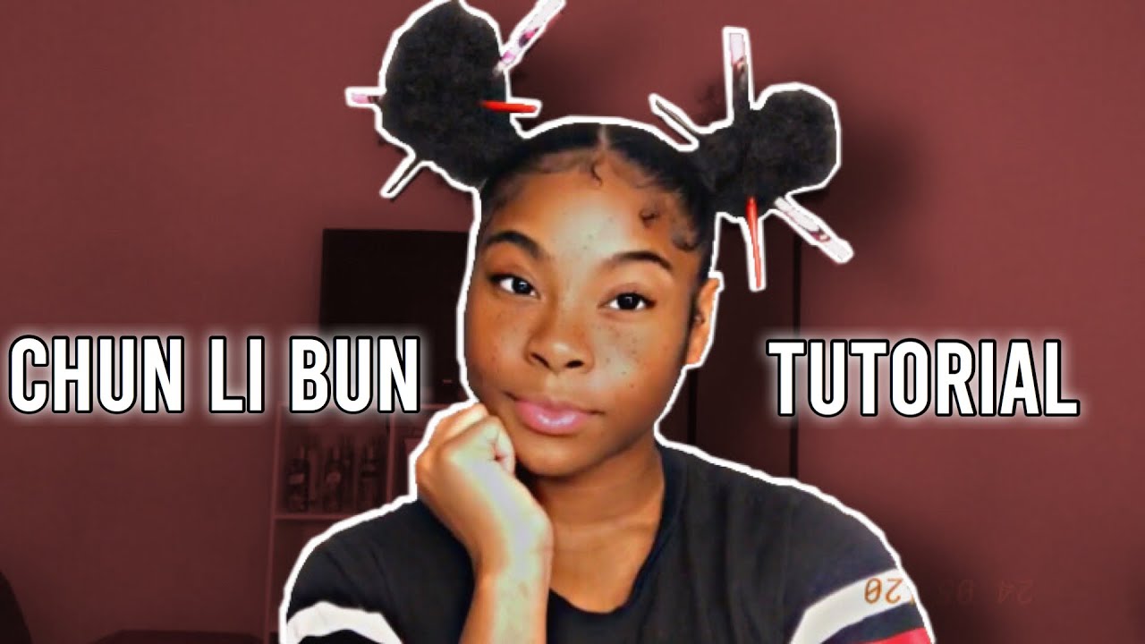 Chun Li Bun Tutorial 🥢 - YouTube