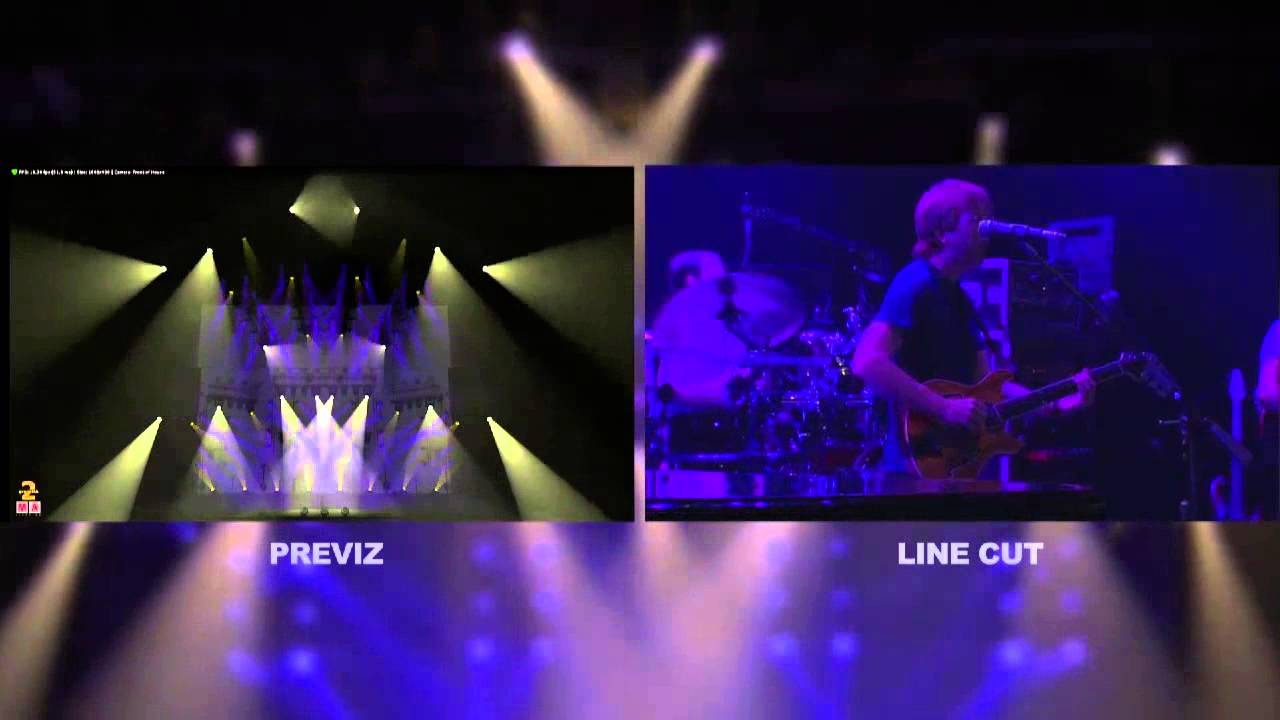 Phish Lighting : A look at the Pre-visualization of a song - YouTube