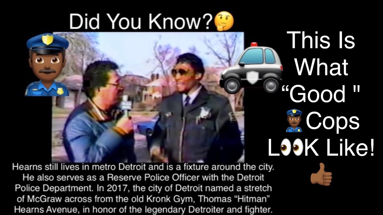 Did U Know?😅 Thomas “Hitman” Hearns Was A Detroit Police Officer ...