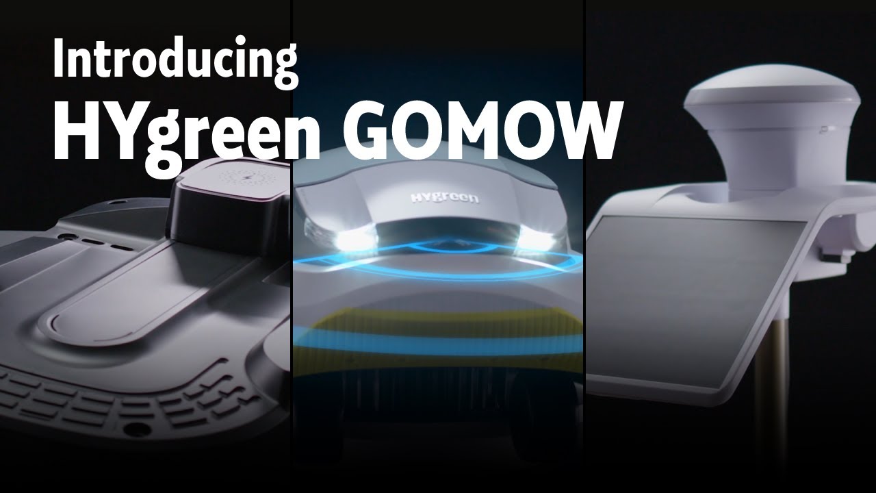 Introducing HYgreen GOMOW – Revolutionary robotic lawn mower - YouTube