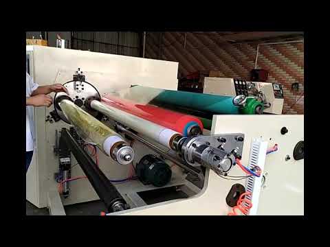 Turret type Double Shaft BOPP Tape, Masking Tape, Double Sided Tape ...