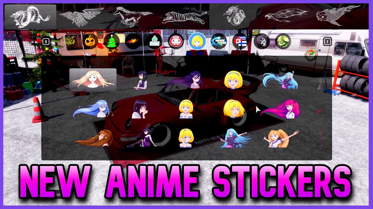 ALL New Stickers Coming Update 2.13 - CarX Drift Racing Online - YouTube