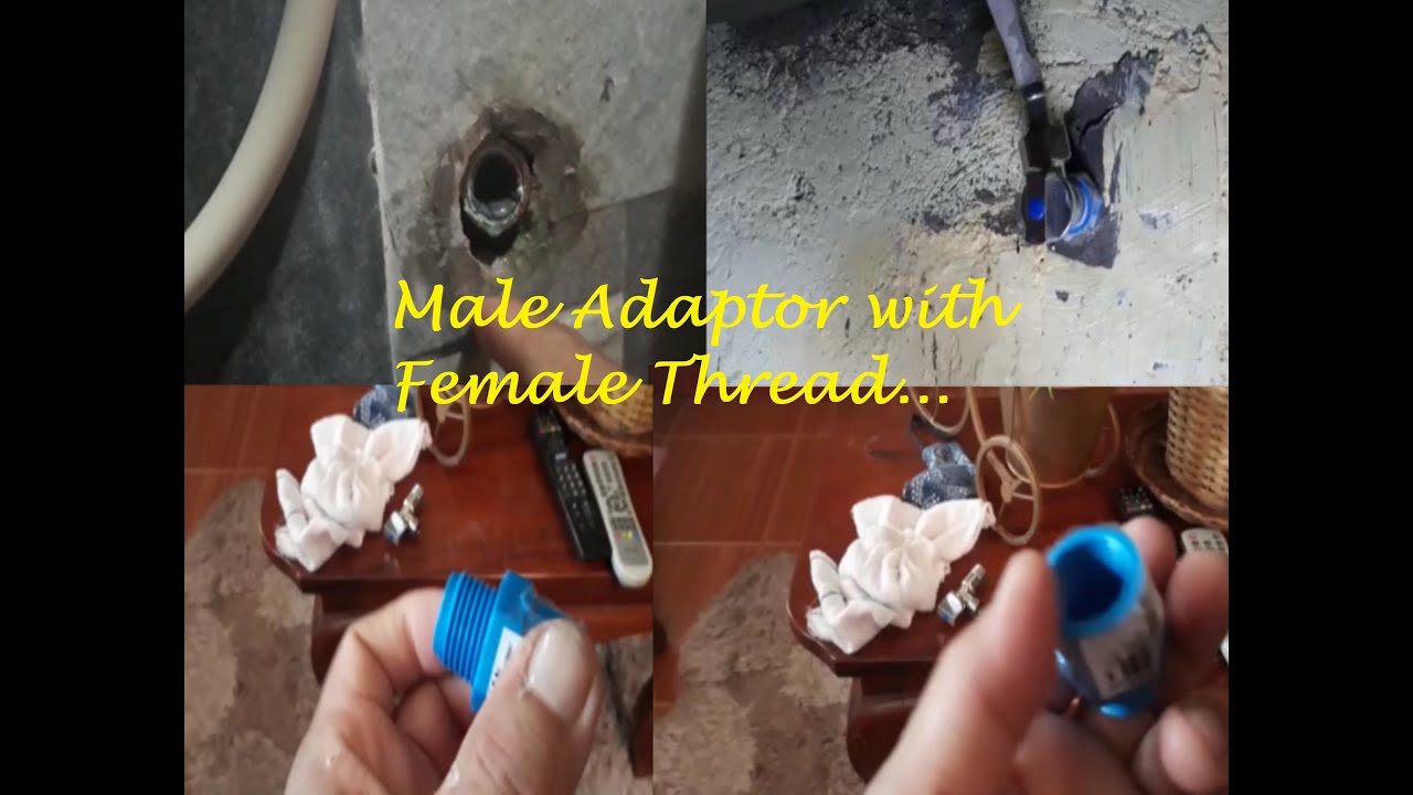 Male Adaptor with Female Thread - YouTube