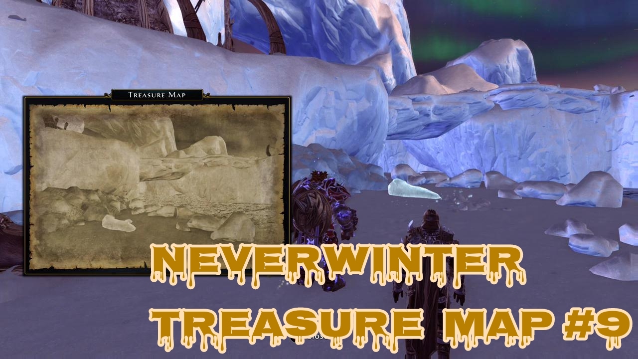 Neverwinter - Treasure Map #9 Location - Sea of Moving Ice - YouTube