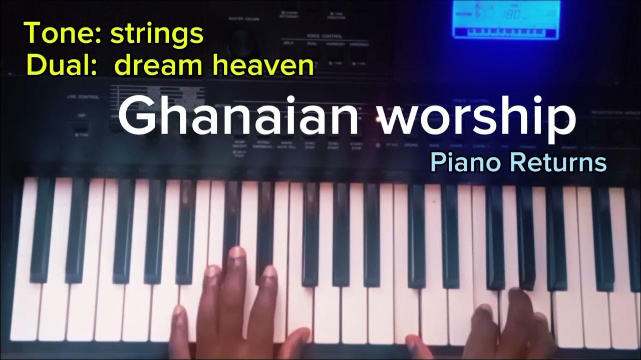 Ghanaian Piano tutorial in (Key F): Meda Owu Nna - YouTube