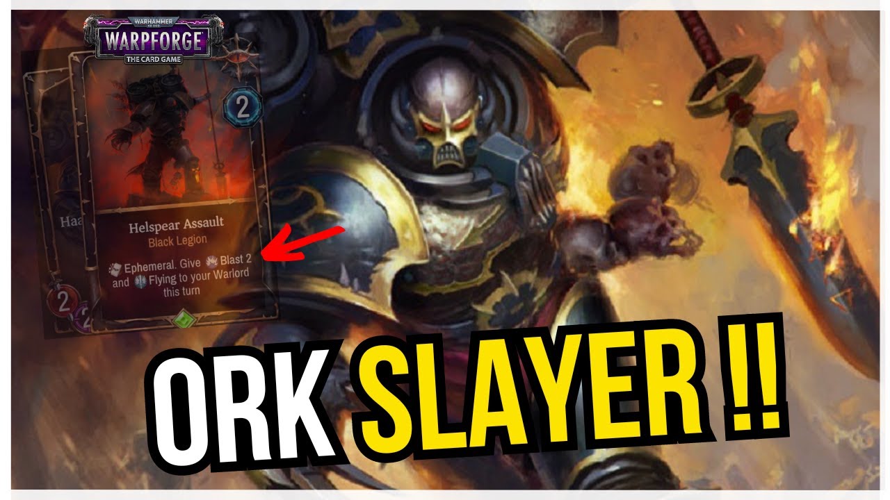 This deck will help you deal with the Ork Meta - Warpforge 40k Deck ...