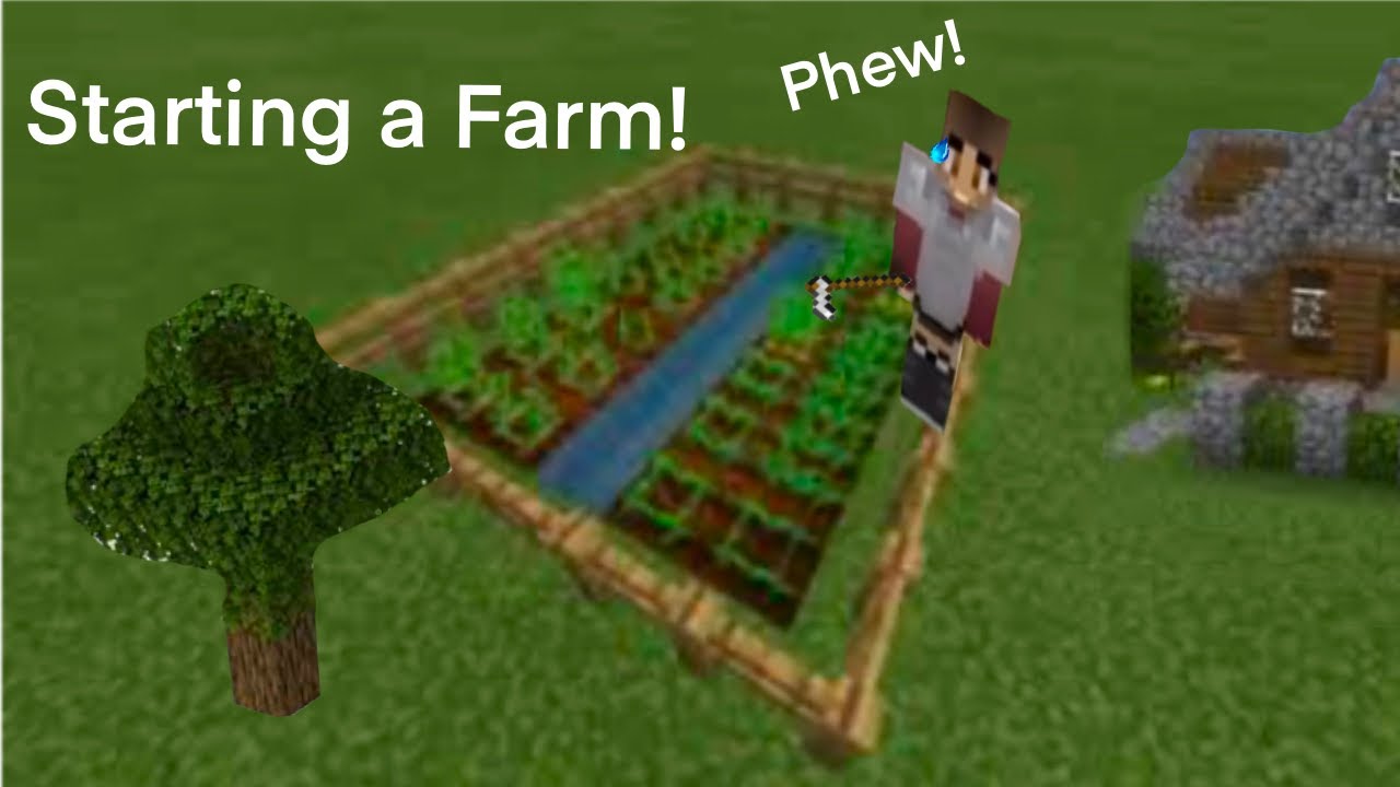 Minecraft Series: Ep. 3 - Starting a Farm - YouTube