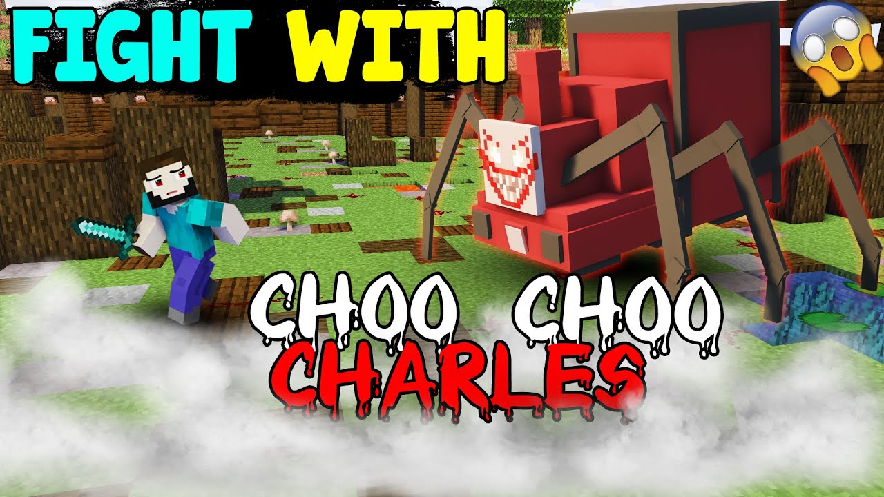 CHOO CHOO CHARLES IN MINECRAFT | MINECRAFT GAMEPLAY | MINECRAFT FUNNY ...