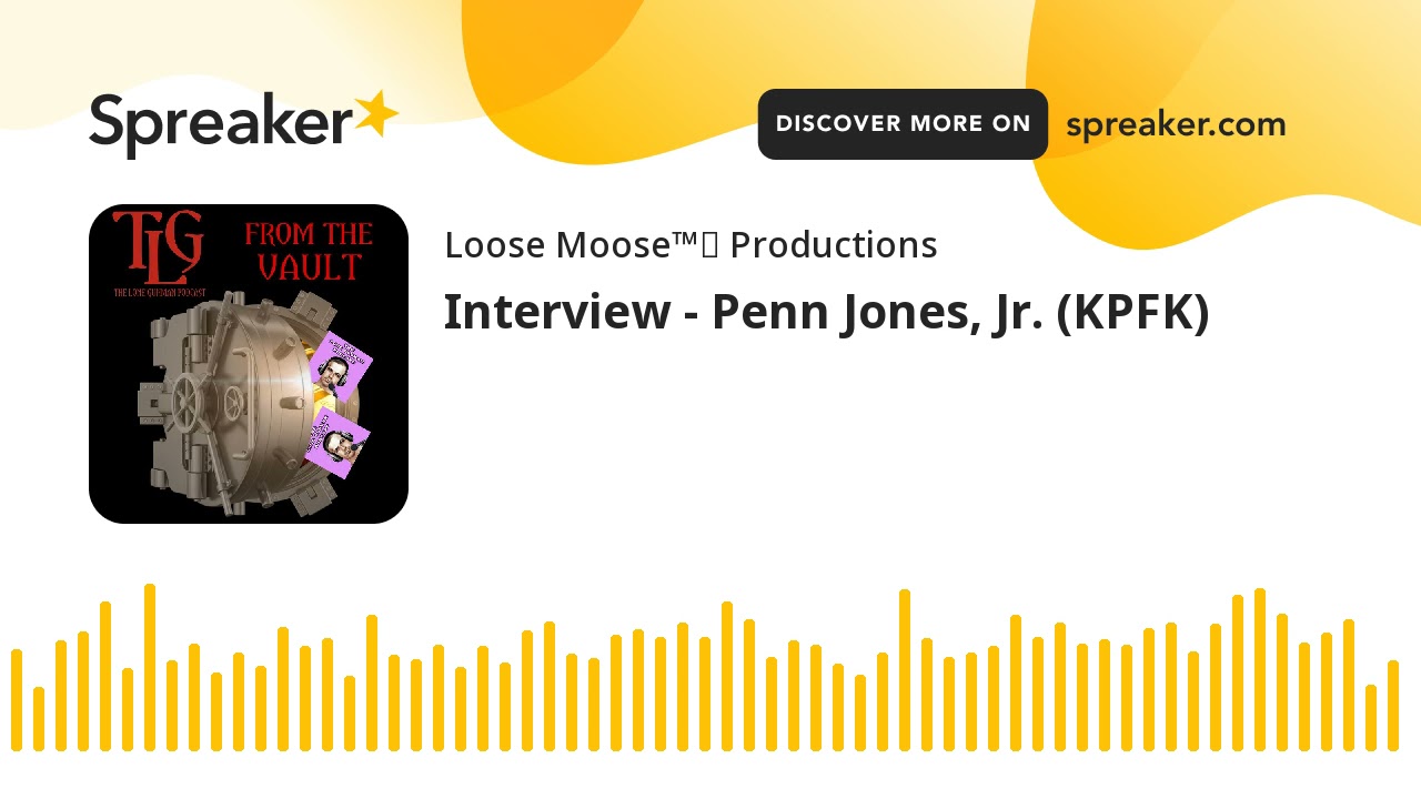 Interview - Penn Jones, Jr. (KPFK) - YouTube