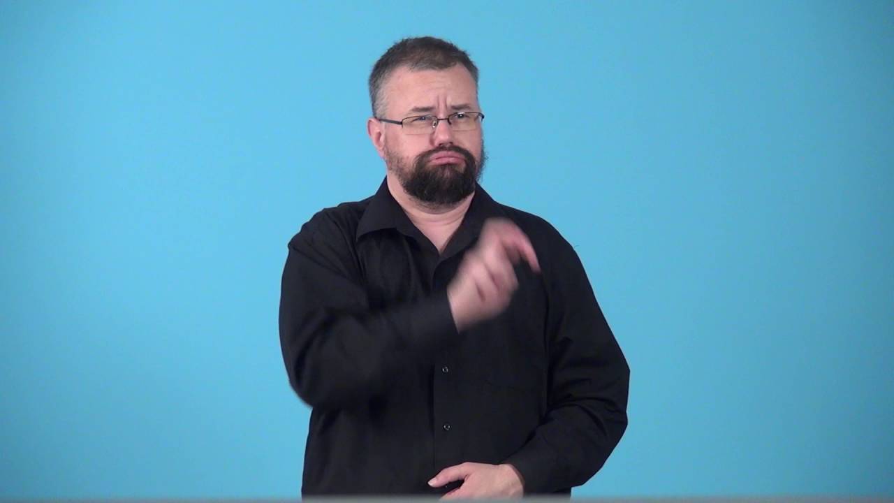 trouper-actor who travels doing plays ASL - YouTube