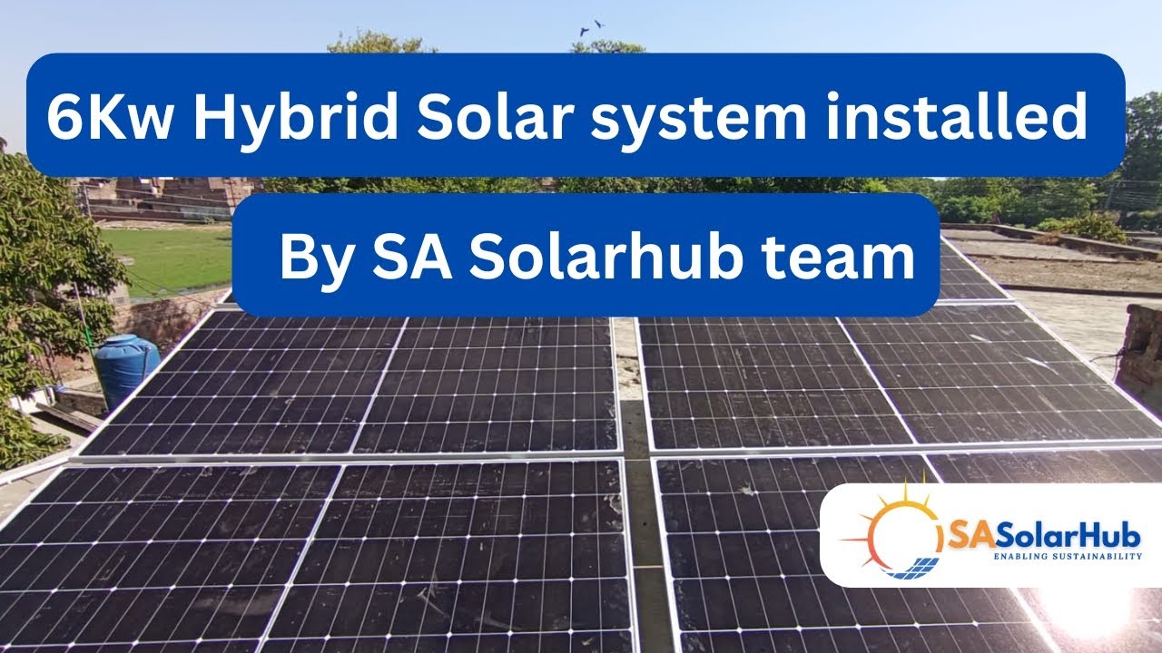 6kw Solar system l Inverter: Solar max Orion 6kw l Panel: Longi himo-X6 ...