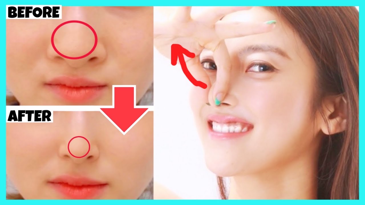 NOSE TIP LIFT MASSAGE! Reshape Fat Nose Without Surgery - YouTube