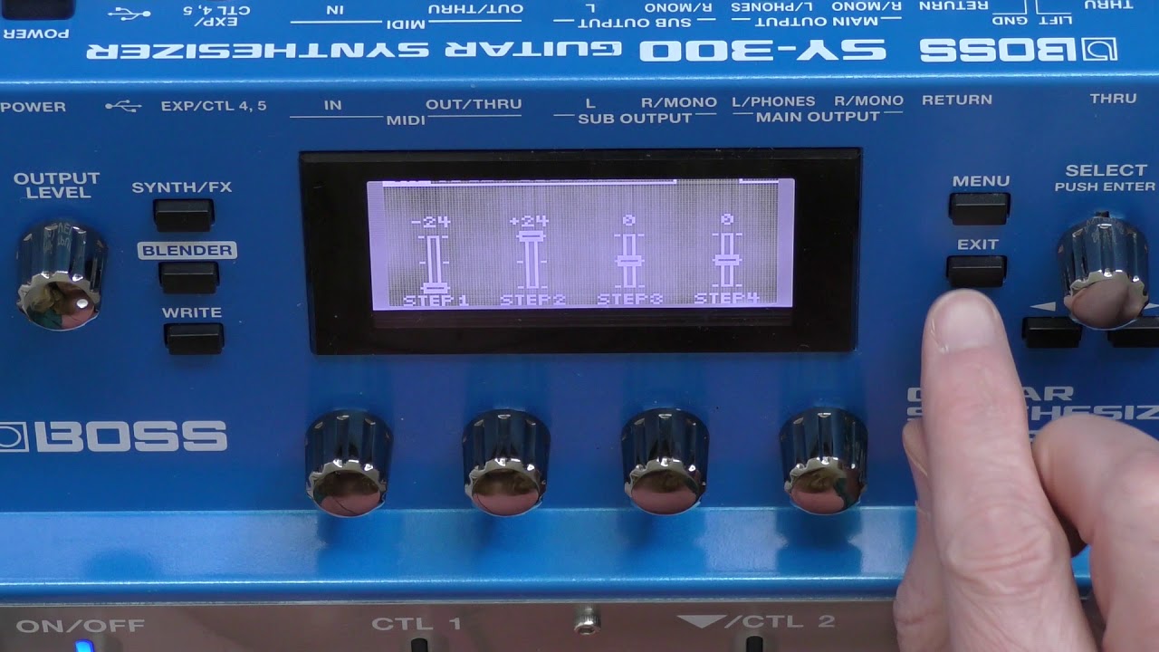 Using the SY-300 as a drum machine - YouTube