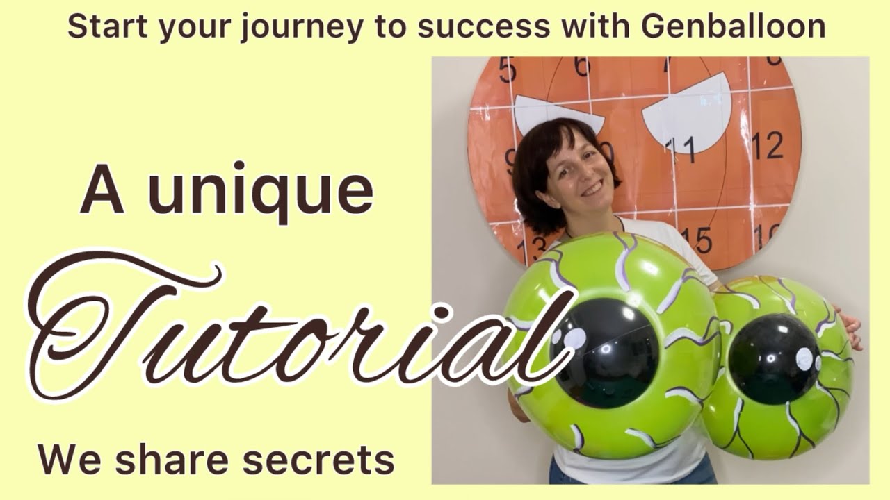 Balloon eyes. Step by step tutorial - YouTube