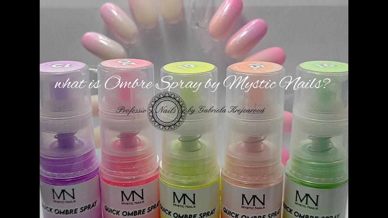 Mystic Nails-Quick Ombre spray 🥰 - YouTube