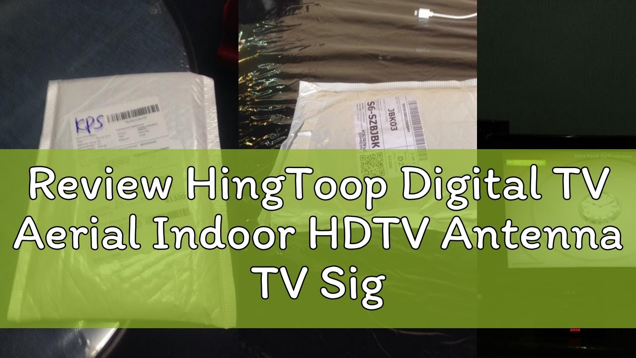 Review HingToop Digital TV Aerial Indoor HDTV Antenna TV Signal ...