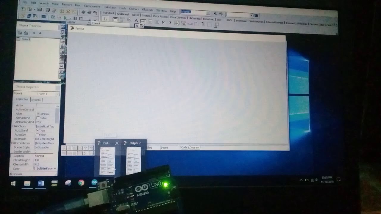 Tutorial Komunikasi Serial Delphi 7 Dengan Arduino Program On Off Led 2244