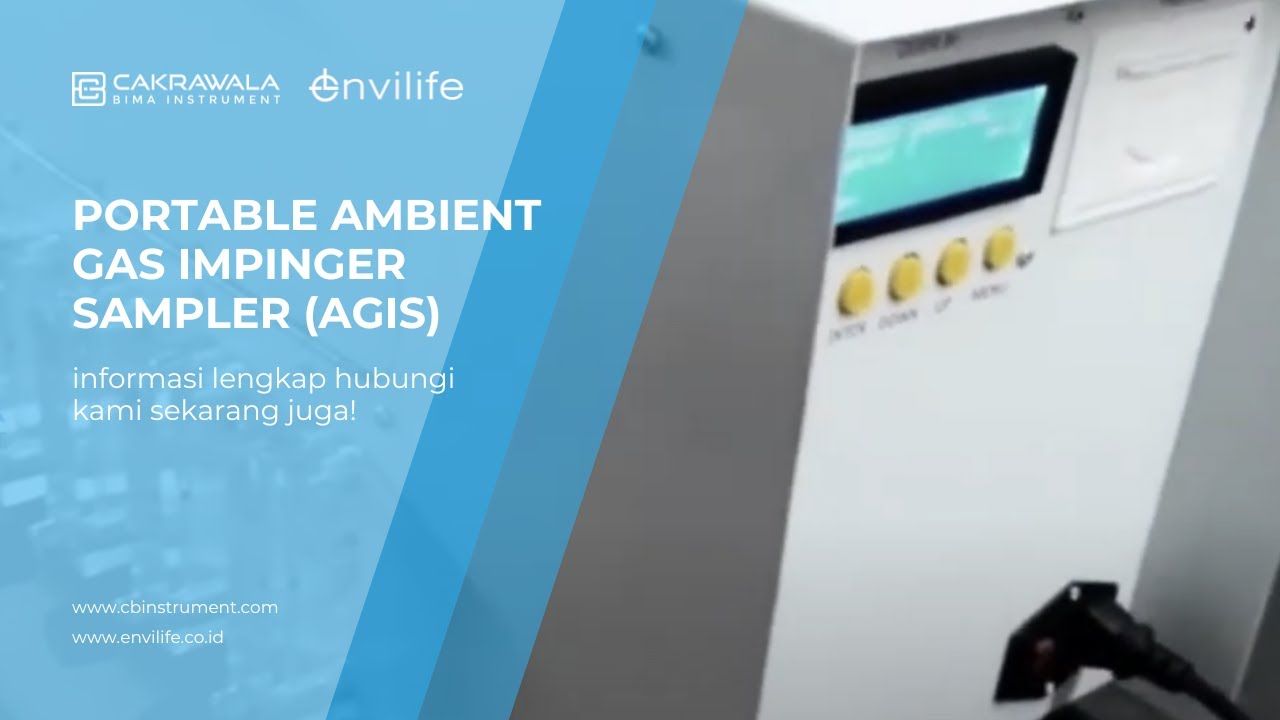 Jual Portable Ambient Gas Impinger Sampler (AGIS) - YouTube