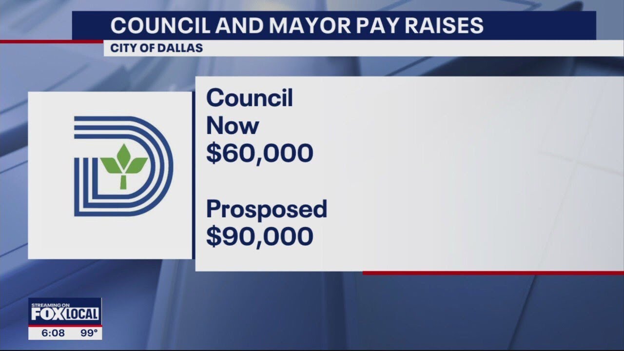 Former Dallas mayors support $30,000 pay raise for city council members ...