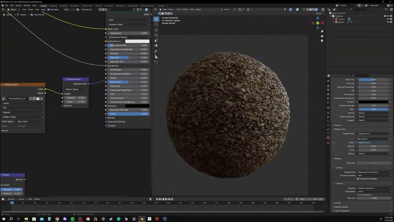 The Difference Between Bump and Displacement (And Every Setting) - Quick Tip - YouTube