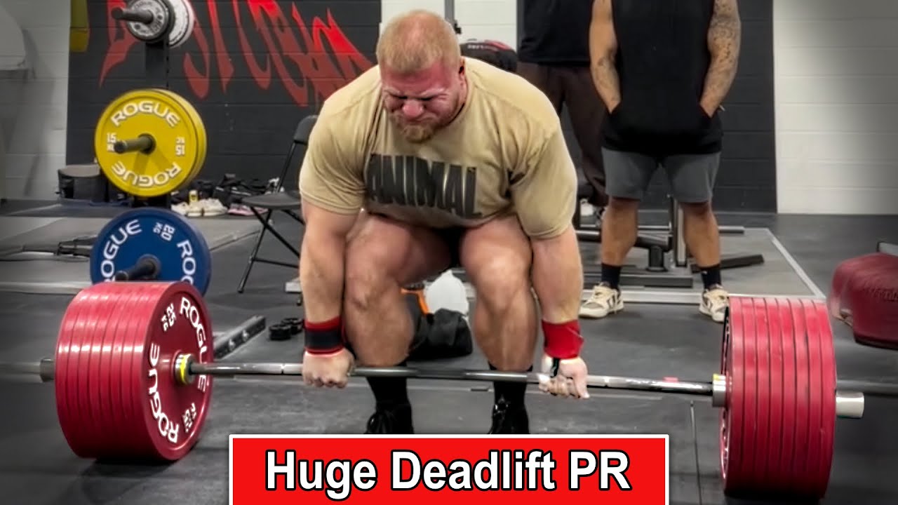 World's Strongest BB Hits Huge Deadlift PR - YouTube
