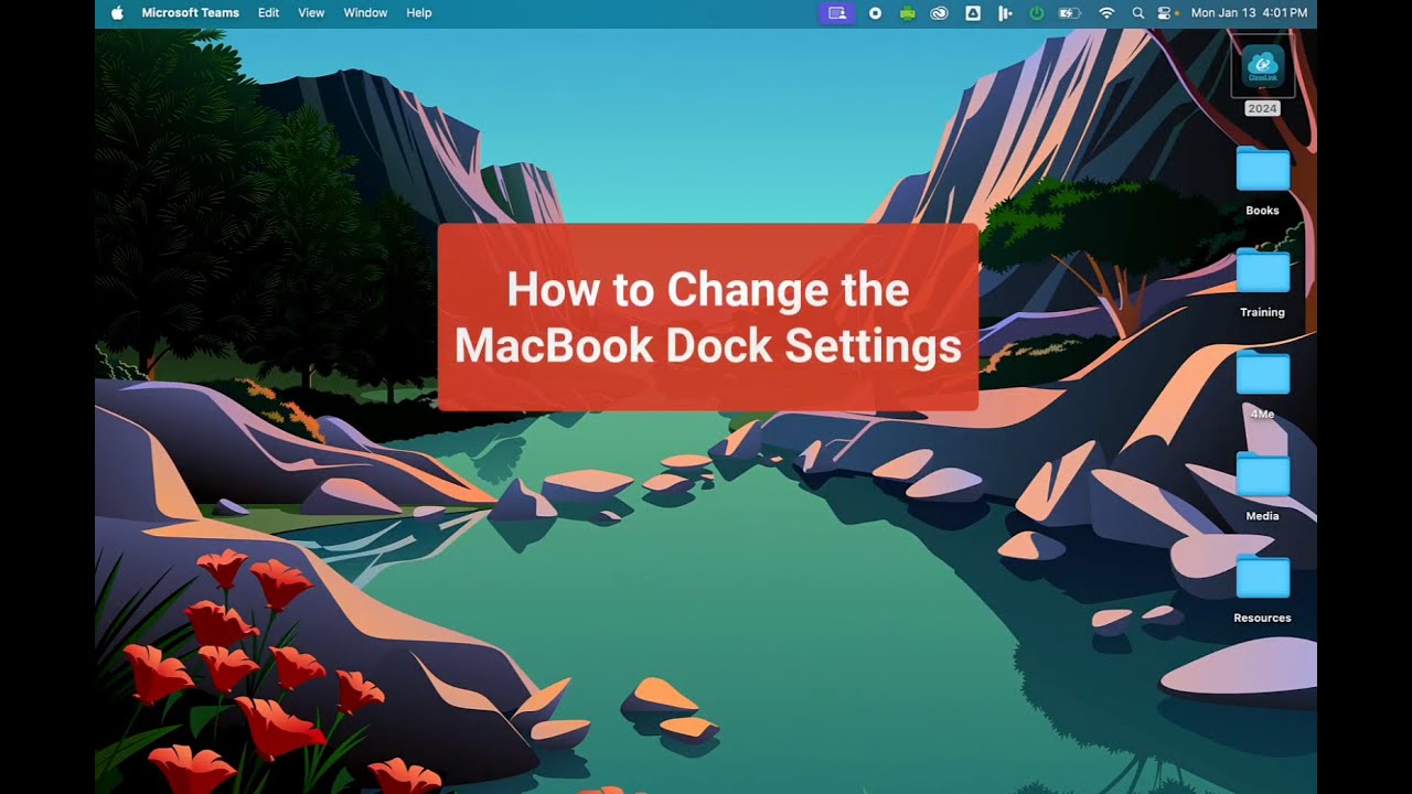Tech Tip: Change MacBook Dock Settings - YouTube
