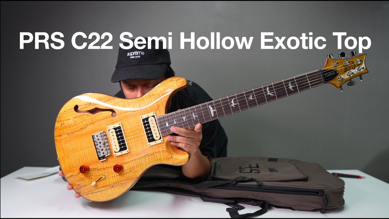 Prs Custom 22 Semi Hollow (Rare) - CPG Unboxing - YouTube