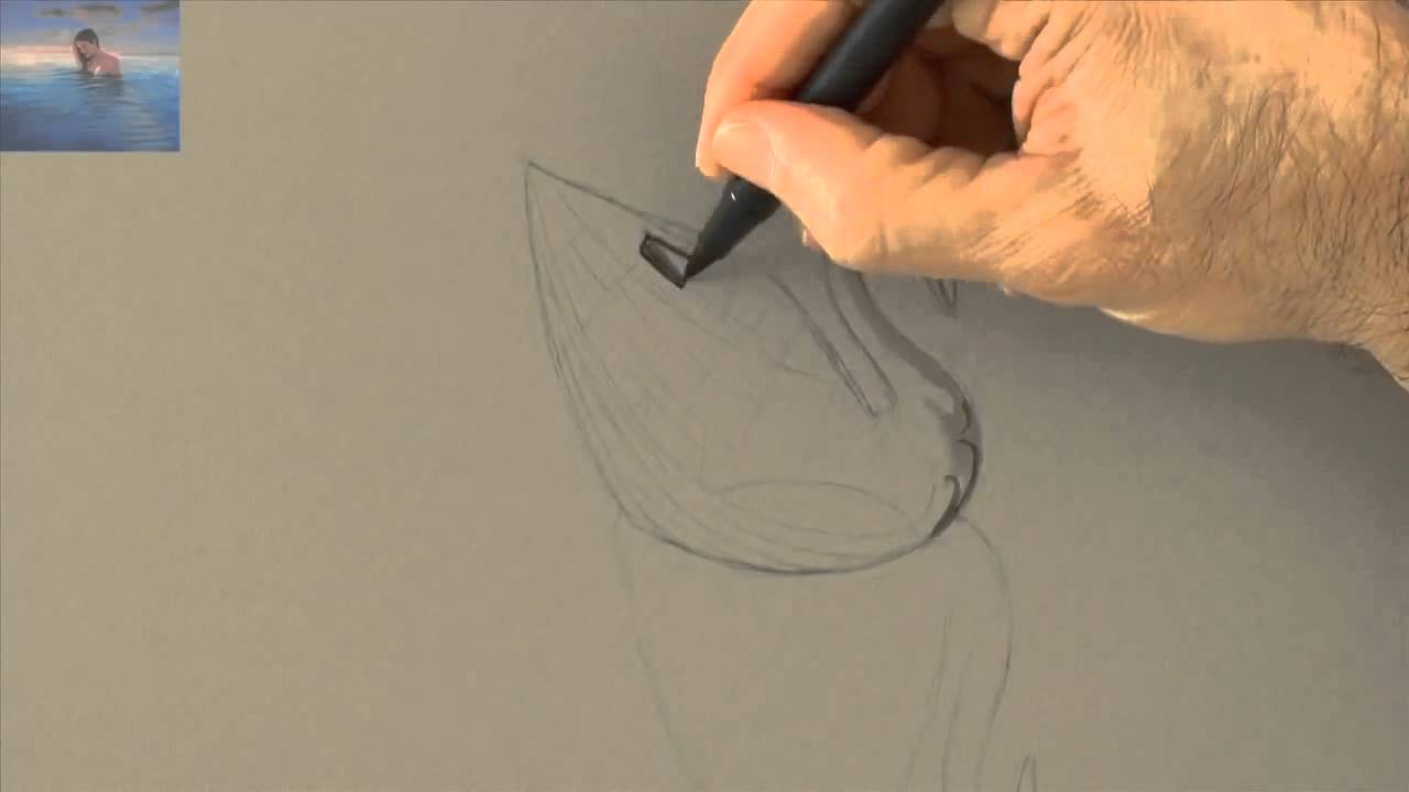 How to Draw a Swarovski Crystal Swan Amazing Drawing in 3D Как ...
