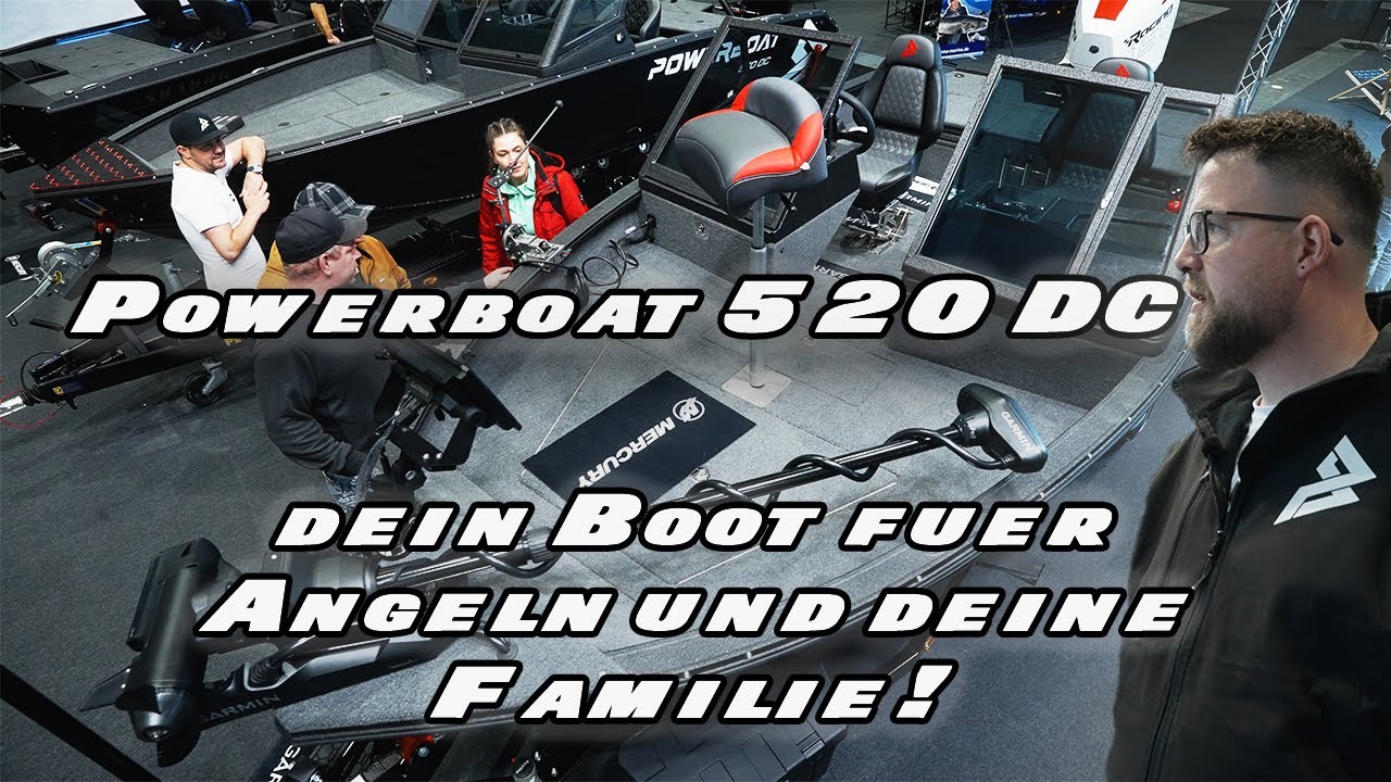 Powerboat 520 DC - dein Boot fürs Angeln und deine Familie! - YouTube