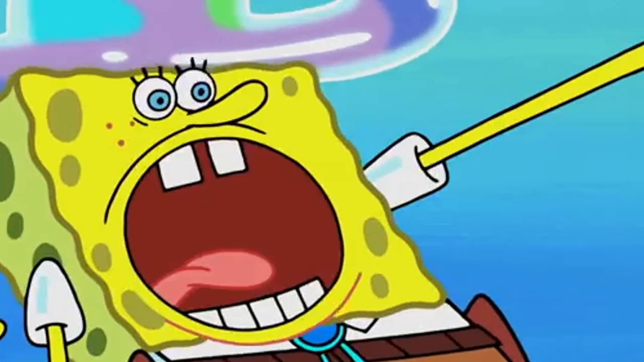 Spongebob but zoomed in a lot - YouTube