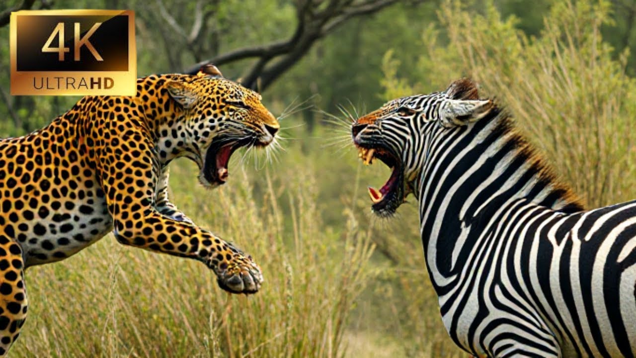 Zebra in 4K Ultra HD | Stunning Wildlife Beauty - YouTube