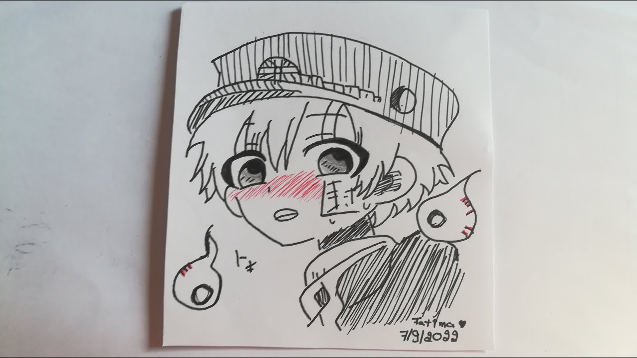 Hanako-kun drawing - YouTube
