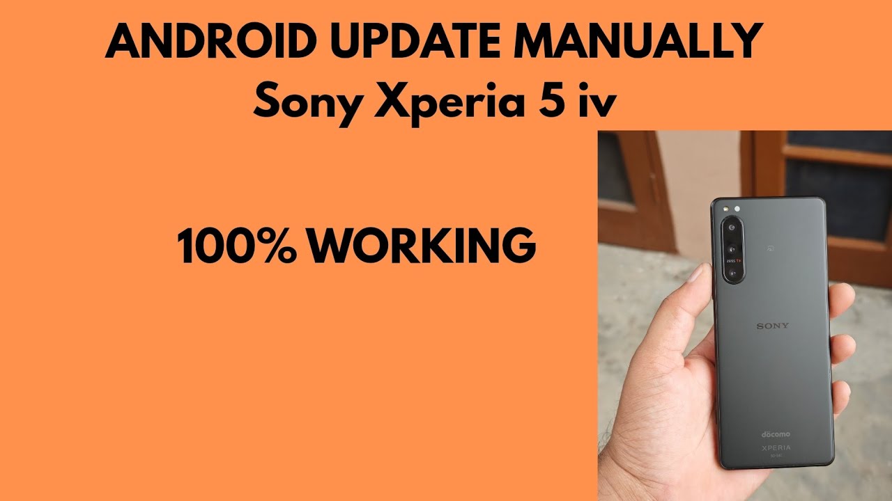 Sony Xperia Android update manually - YouTube