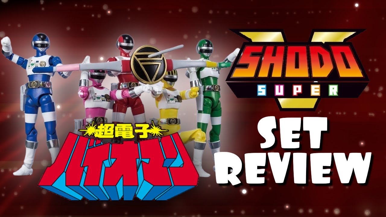 REVIEW: SHODO Super Choudenshi Bioman! Could've Been Power Rangers! (超 ...