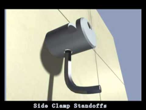 Perspex Signs Side Clamp Standoffs/Holders - YouTube