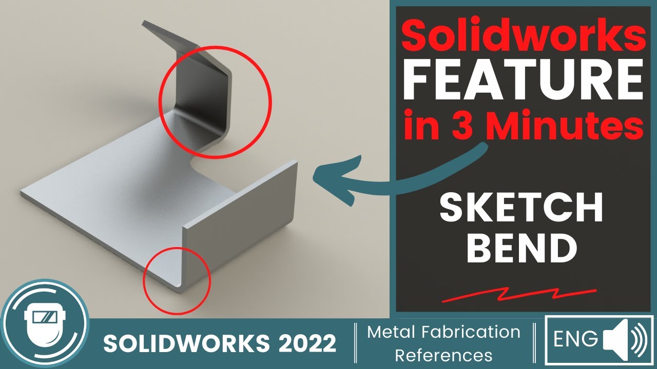 SOLIDWORKS FEATURE IN 3 MINUTES SKETCH BEND YouTube SOLIDWORKS FEATURE IN 3 MINUTES SKETCH BEND YouTube