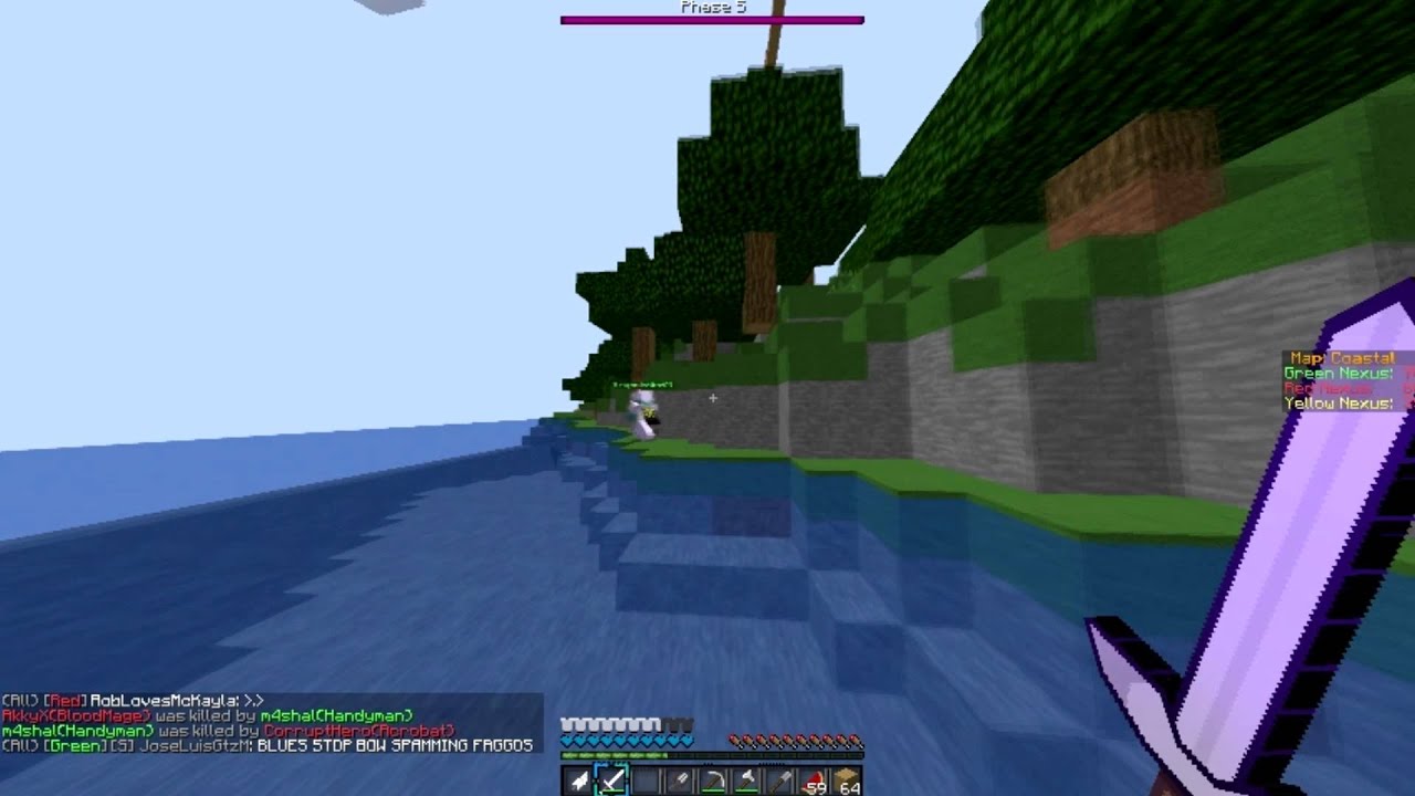 Minecraft Shotbow Annihilation: Rushes with friends and I :D - YouTube