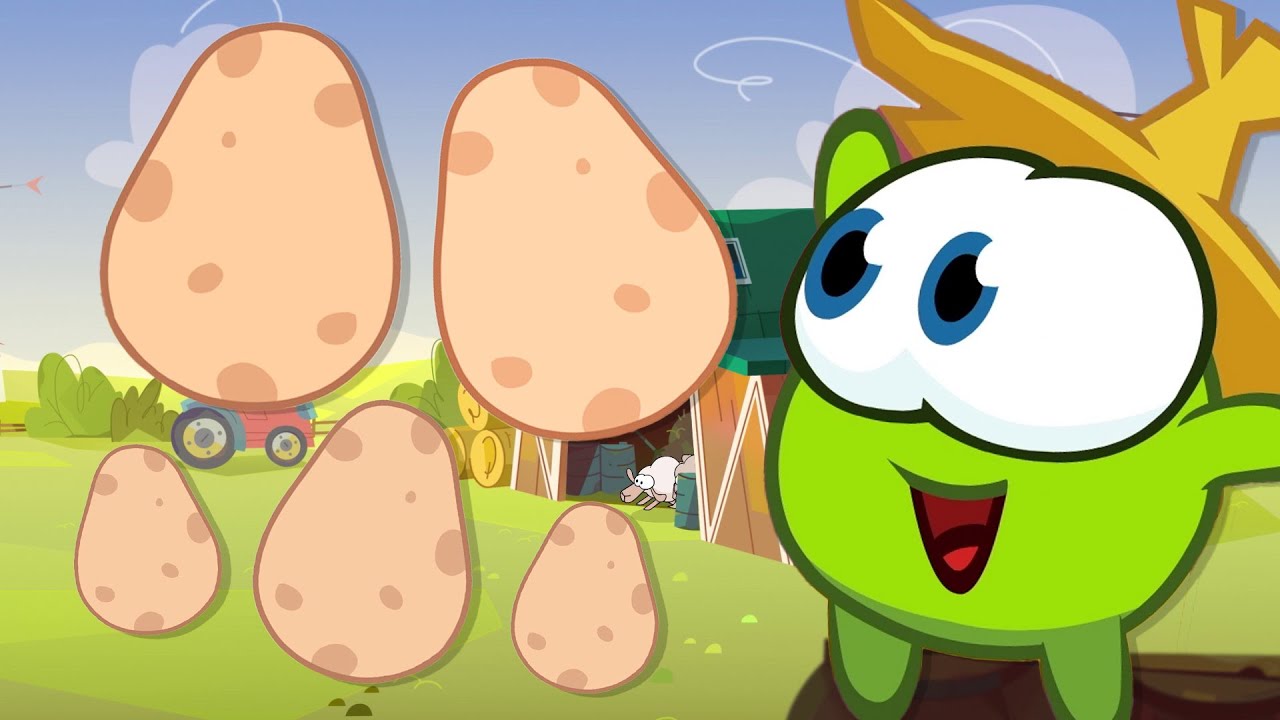 Count Potatoes with Om Nom! | Educational Sing Along | Fun on the Farm ...