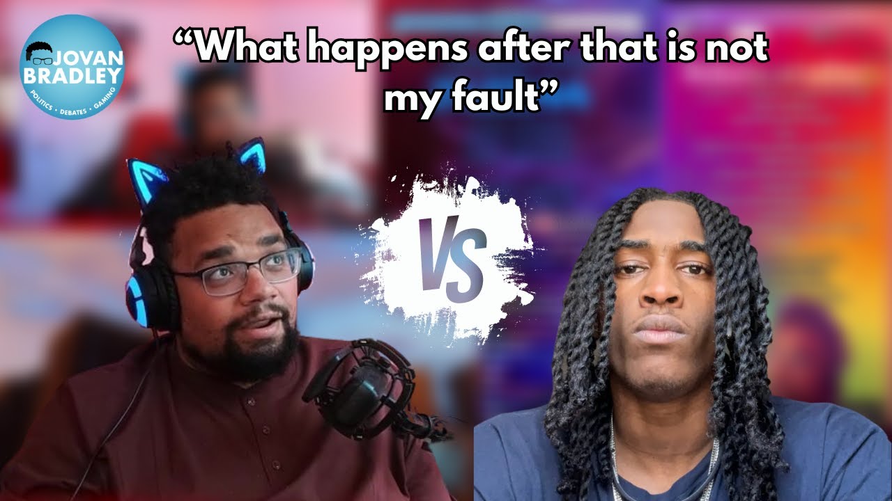 Tiktok Conservative Jman goes MASK OFF in debate - YouTube