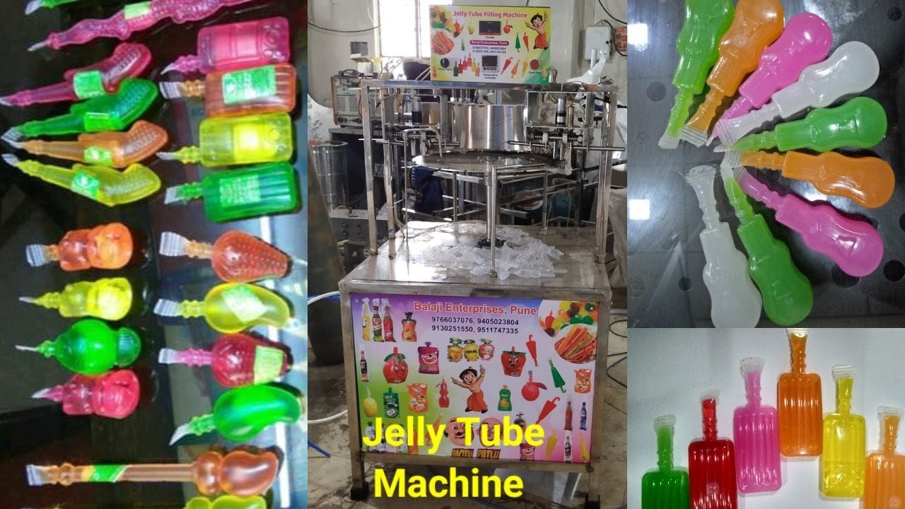 Automatic jelly tube filling and sealing machine, Indias first low cost ...