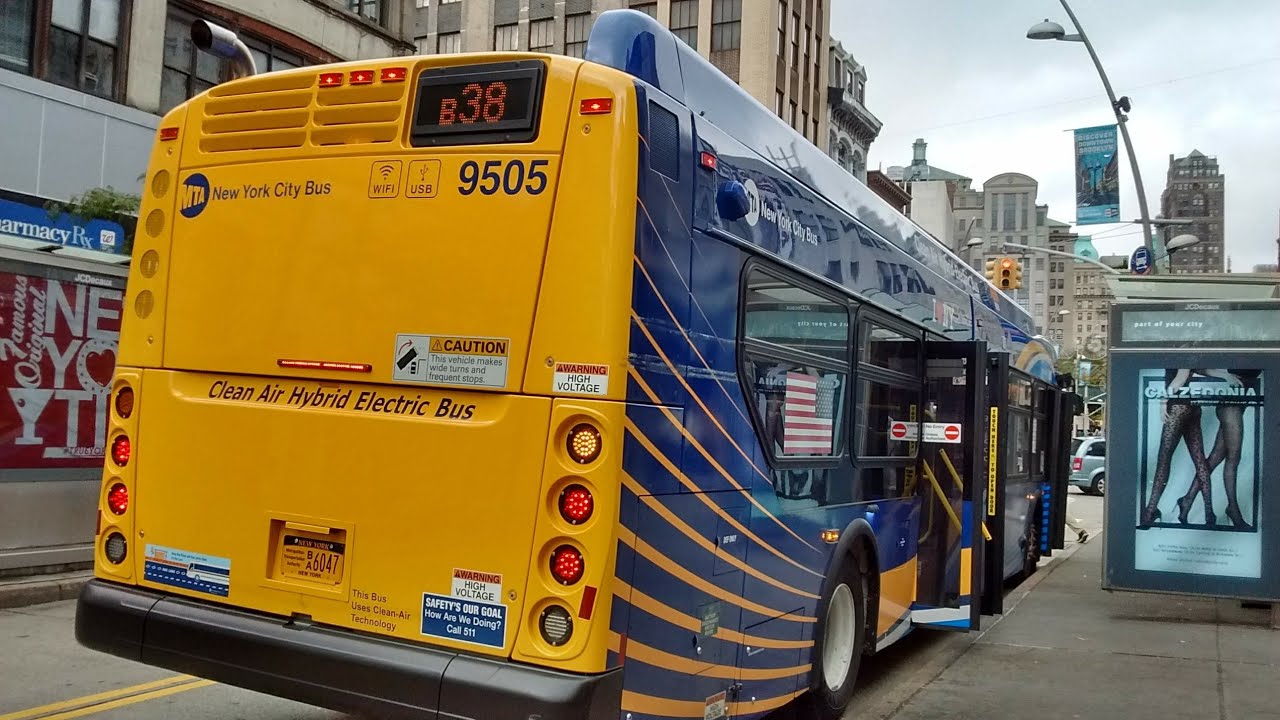NYCT Bus HD: 2018 New Flyer XDE40 "Xcelsior Hybrid" #9505 Action On the ...