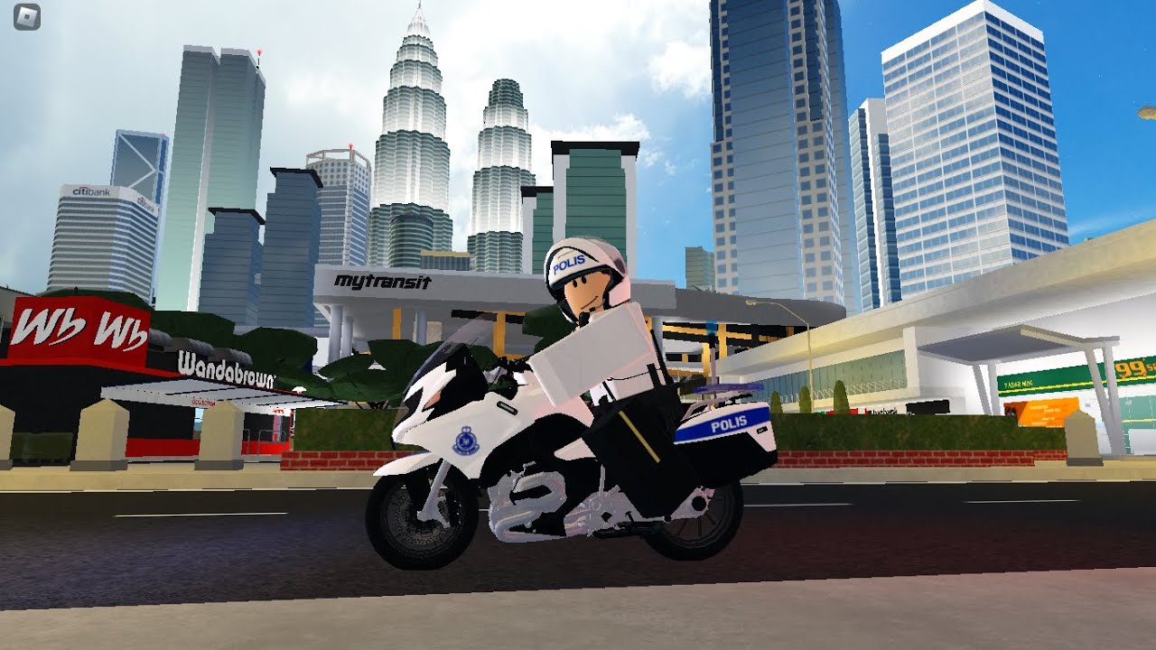 First Patrol as Traffic Branch, Roblox Bandar MYSverse - YouTube