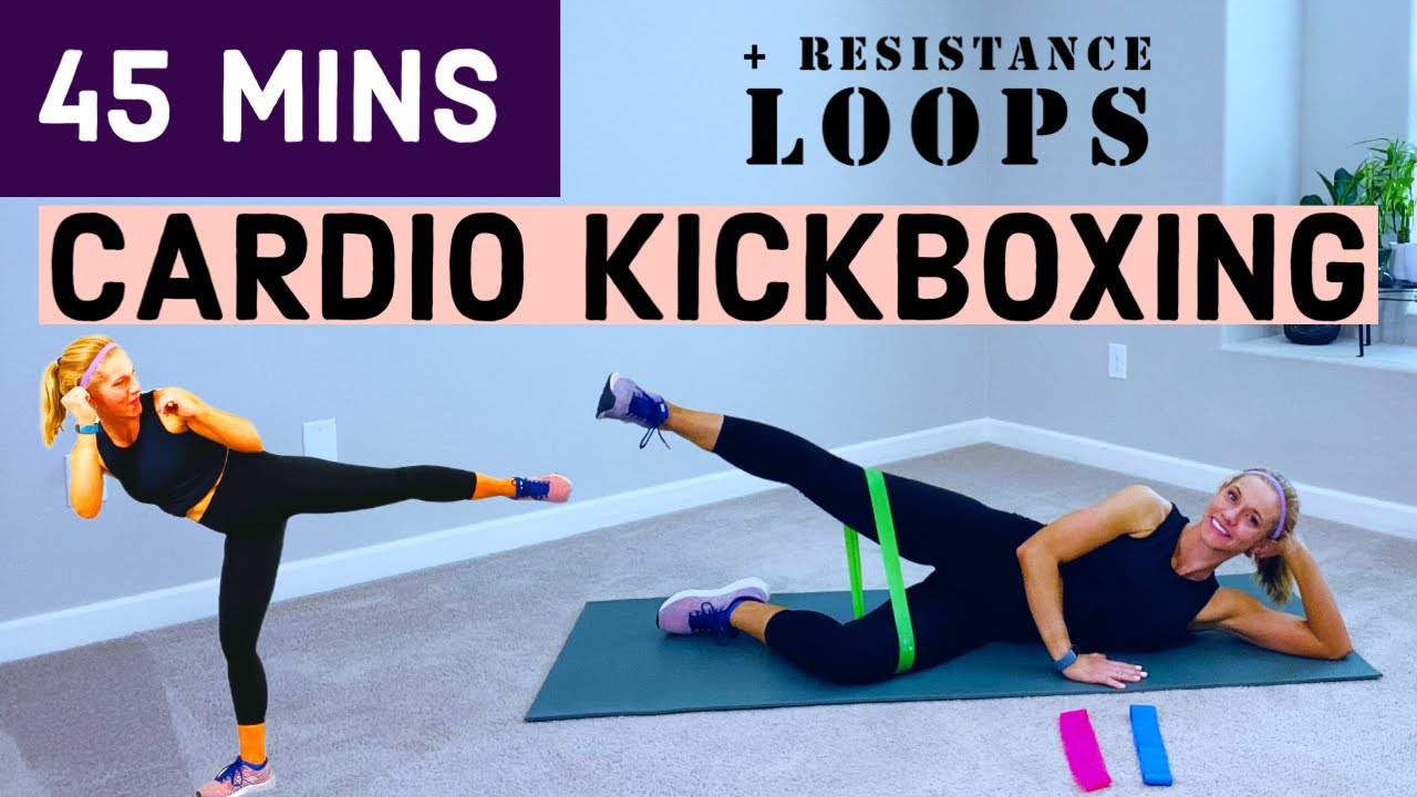 45 Min Cardio Kickboxing Strength Loops Workoutš„low Impact Aerobics