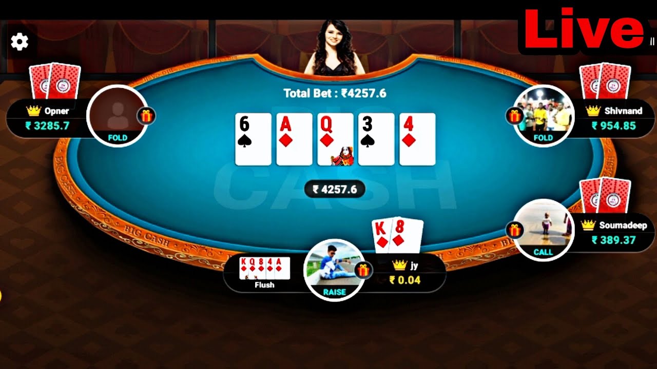 Big Cash poker game play Live! - YouTube