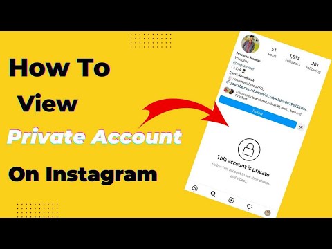 How To View Private Account On Instagram - YouTube